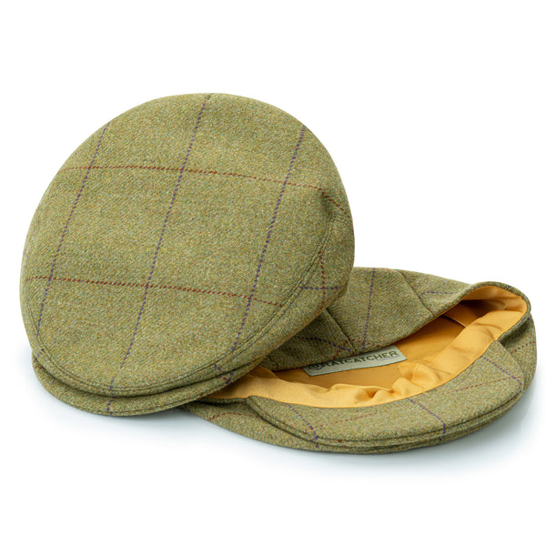 Extended Peak tweed cap Ettrick 817 - Ratcatcher Tweed
